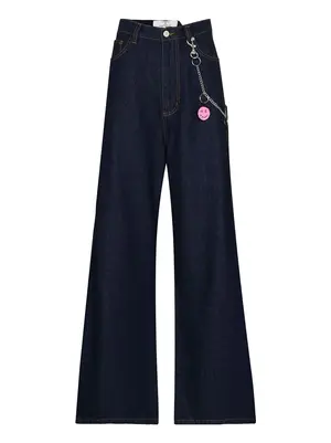Natasha Zinko High-rise Wide-leg Jeans - Blue