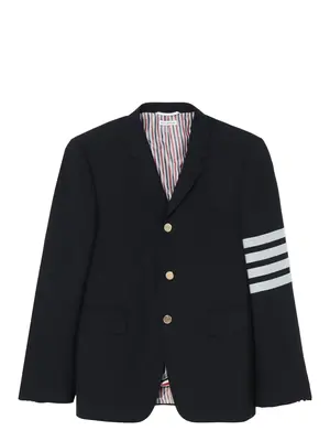 Thom Browne 4-bar Stripe Single-breasted Blazer - Blue