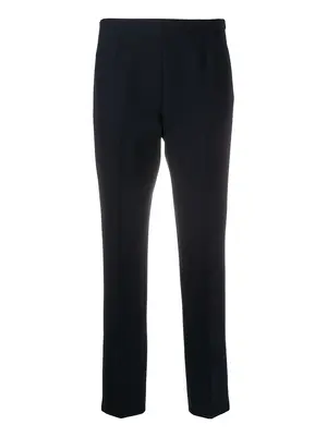 Peserico Cropped Tailored Trousers - Blue