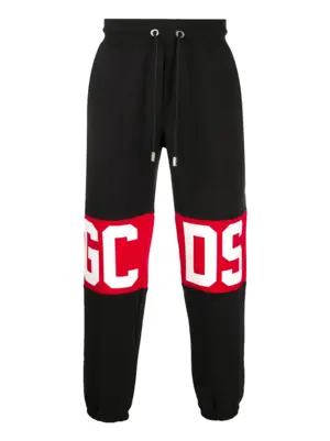 Gcds Logo Print Track Pants - Black