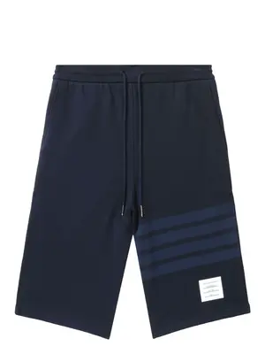 Thom Browne 4-bar Loopback Track Shorts - Blue