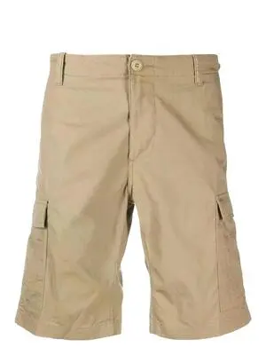 Carhartt Work In Progress Side Logo Patch Shorts - Neutrals