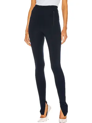 Wardrobe.NYC Wardrobe.nyc Side Zip Legging In Black Navy