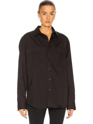 Wardrobe.NYC Oversize Shirt Black