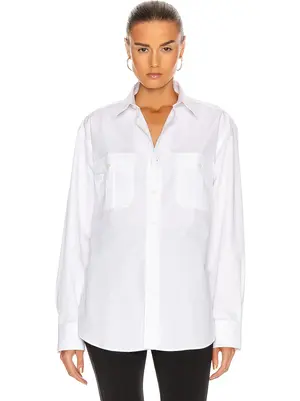 Wardrobe.NYC Oversize Shirt White