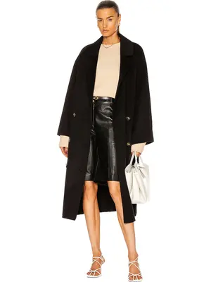 Loulou De Saison Borneo Coat - Black