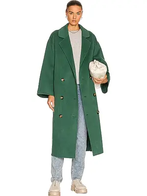 Loulou De Saison Loulou De Saison Borneo Coat Green