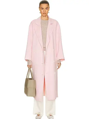 Loulou De Saison Loulou De Saison Borneo Coat Pink