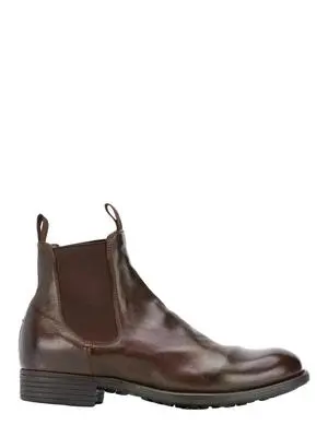Officine Creative Leather Chelsea Boots - Brown