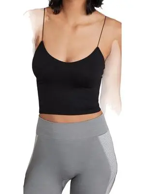 Free People Seamless Brami With Skinny Straps - Black