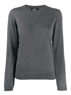 A.p.c. Round Neck Jumper Grey