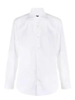 BARBA NAPOLI Poplin Shirt - White
