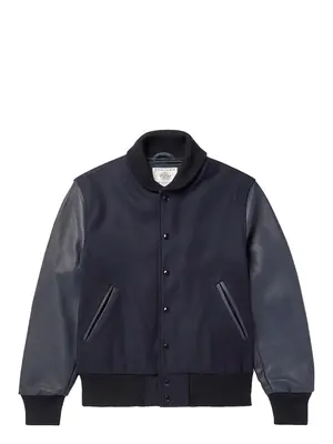 GOLDEN BEAR Golden Bear Albany Wool-Blend Varsity Jacket