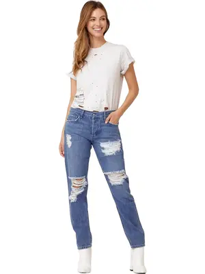 SIWY Giavanna Girlfriend Jeans - Blue