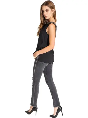 SIWY Gaby Star Printed Skinny Jeans - Denim