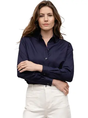 SARAH ALEXANDRA Weekend Shirt - Navy