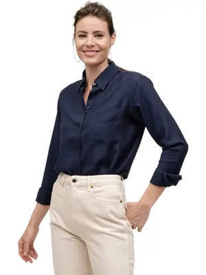 SARAH ALEXANDRA Weekend Shirt - Navy