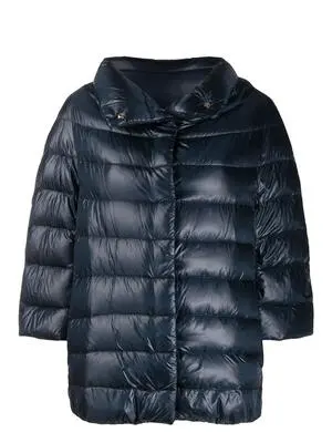 HERNO Three-Quarter Sleeves Quilted Jacket