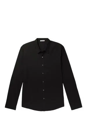 JAMES PERSE Standard Cotton Shirt - Black