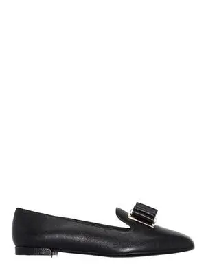 SALVATORE FERRAGAMO Zaneta Double-Bow Moccasins