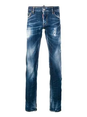 Dsquared2 Clement Distressed Jeans - Blue