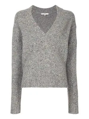 Tibi Eco Tweedy Jumper - Grey