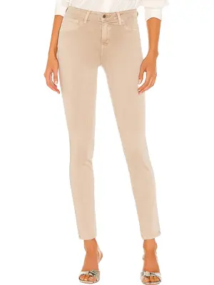 L'Agence Marguerite High Rise Skinny Jeans - Biscuit
