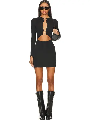 Superdown Sarah Cut Out Dress - Black