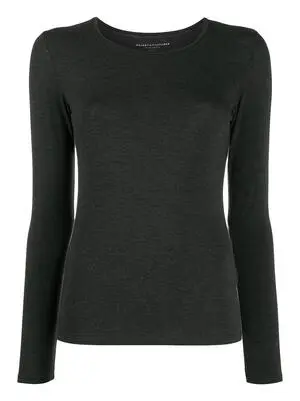 Majestic Filatures Majestic Filatures Fine Knit Jumper Grey