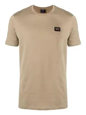 Paul & Shark Logo Patch T-shirt - Neutrals
