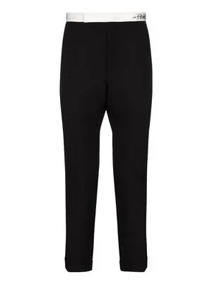 HAIDER ACKERMANN Cropped Tailored Trousers - Black