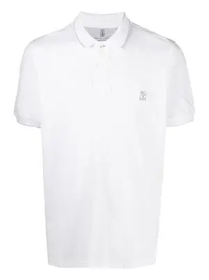 BRUNELLO CUCINELLI Logo-embroidered Polo Shirt