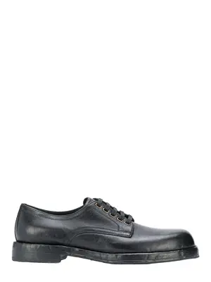 Dolce & Gabbana Horsehide Derby Shoes - Black