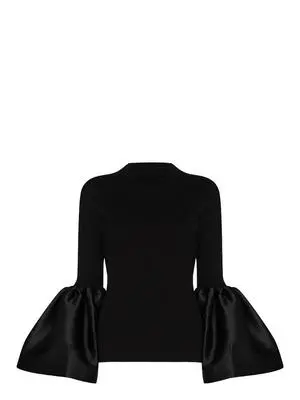 MARQUES' ALMEIDA Puff-Sleeve Long-Sleeve Top