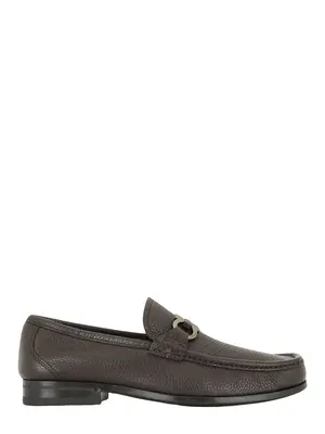 FERRAGAMO Gancini Moccasins - Brown