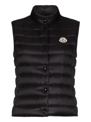 Moncler Liane Puffer Gilet Jacket - Black