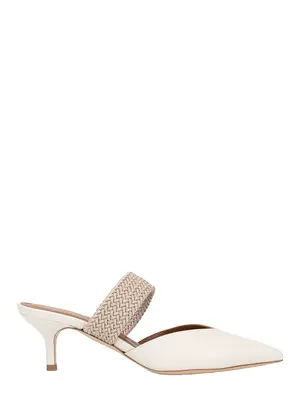 MALONE SOULIERS Maisie Mid-heeled Mules - Neutrals