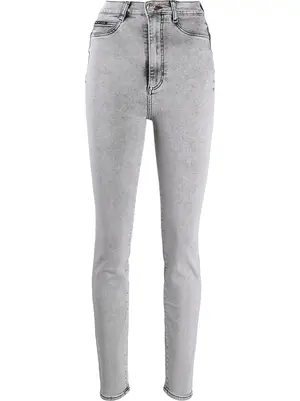 Philipp Plein High-rise Skinny Jeans - Grey