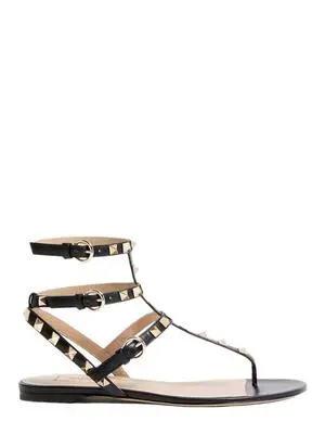 Valentino Garavani Rockstud Sandals - Black