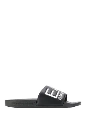 Emporio Armani EA7 Emporio Armani Logo Slides Black