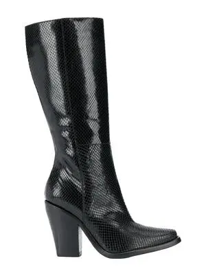 Philosophy Di Lorenzo Serafini Pointed Knee-length Boots - Black