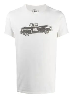 RALPH LAUREN Short-sleeved Truck Print T-shirt
