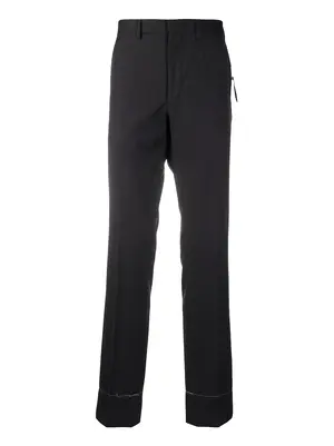 Ralph Lauren Purple Label Straight-leg Trousers - Grey