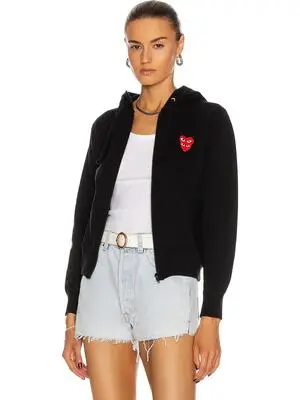 Play Comme Des Garcon Sweatshirt Black