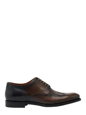 Dolce & Gabbana Brogue Detail Derby Shoes - Brown
