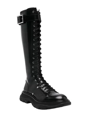 Alexander McQueen Tread Slick Boots - Black