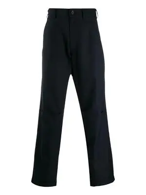 Comme Des Garçons Cropped Tailored Trousers - Blue