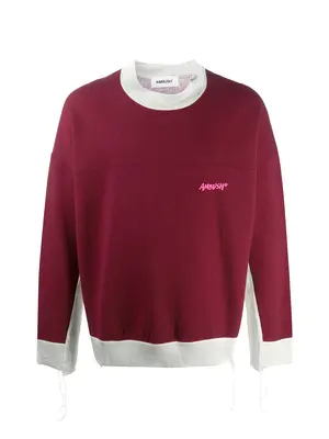 AMBUSH Panel Detailing Sweatshirt - Red