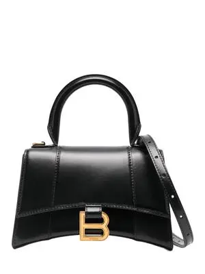 Balenciaga Hourglass Xs Top-handle Bag - Black