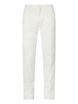 DOLCE & GABBANA Dolce & Gabbana Cordonetto-Lace Trousers